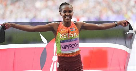 Smiling Assassin Faith Kipyegon Reacts To 2024 World Athletics Awards