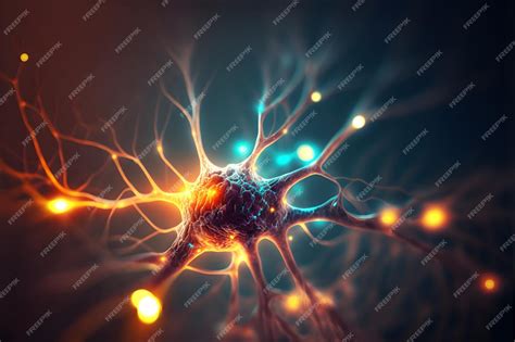 Premium Photo Design Of Neuronal Activity In The Brainneural