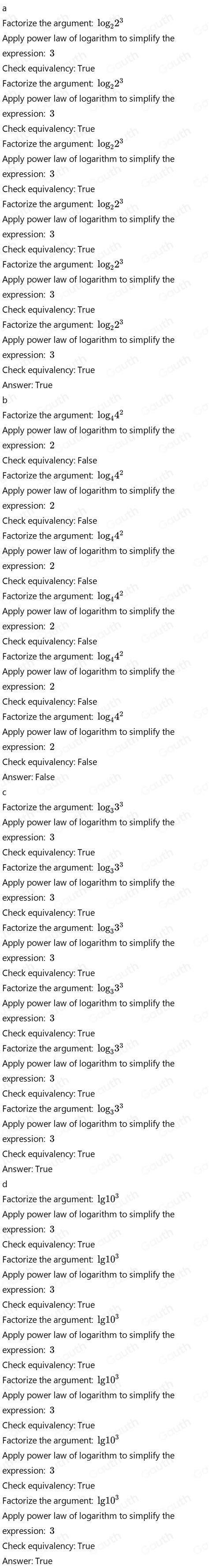 solved select all that are equal to 3 log 28 log 416 log 327 log