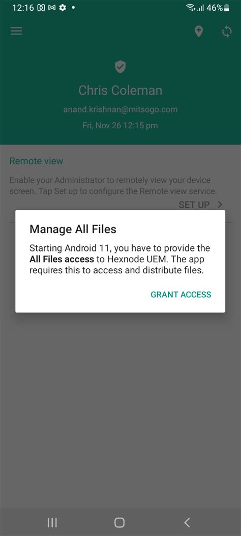 how to transfer files to android devices hexnode help center
