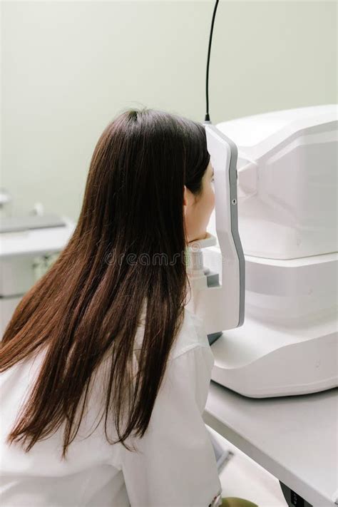 Optical Coherence Tomography Oct Scan To Create Pictures Of The Back Of Eye Examination Of Eyes