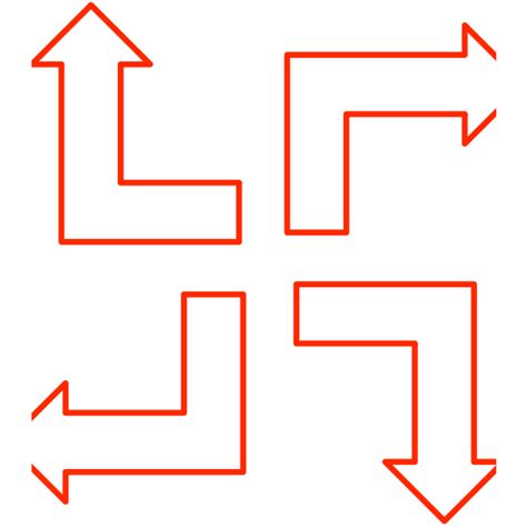 Different Red Pointers Free SVG