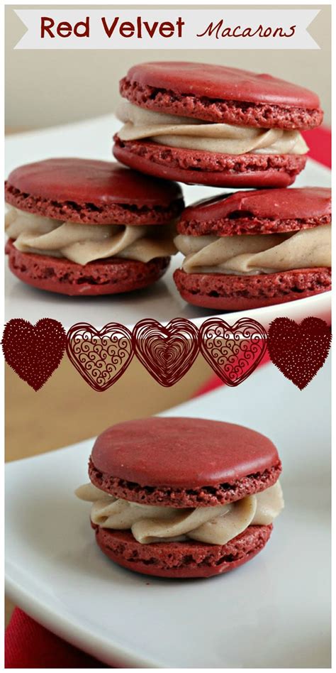 Red Velvet Macarons With Cinnamon Cream Cheese Frosting Joanne Eats