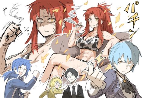 Angela Tiphereth A Gebura Roland And Chesed Project Moon And 1 More Drawn By Kankan33333