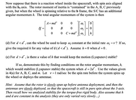 Consider The Spacecraft Shown In The Figure Below Chegg