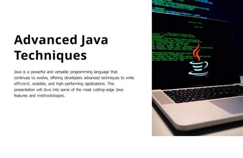 Advanced Java Techniquesadvanced Java Programmingvarshinirpptx