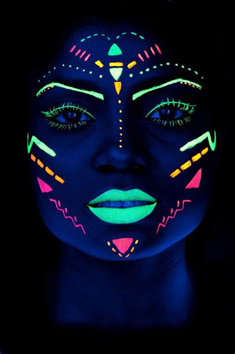 Mejores 98 Imágenes De Maquillaje Fluor En Pinterest Pintura Corporal