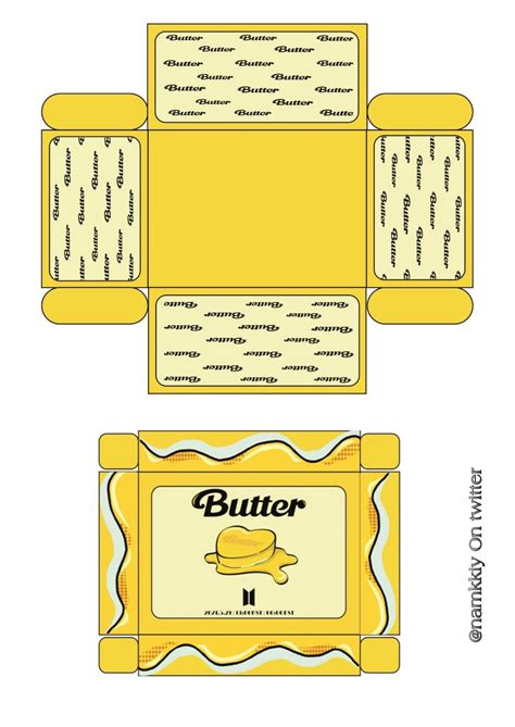 Box Printable Butter Cute Box Printable