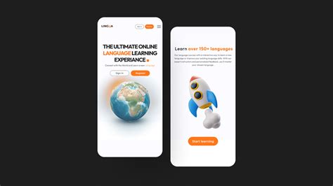 lingua ux ui on behance
