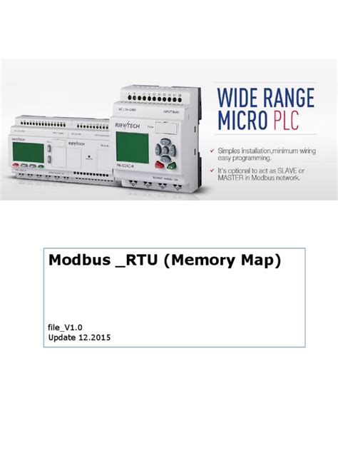 Modbus Rtu Protocol Pdf Pdf Data Transmission Electrical Engineering