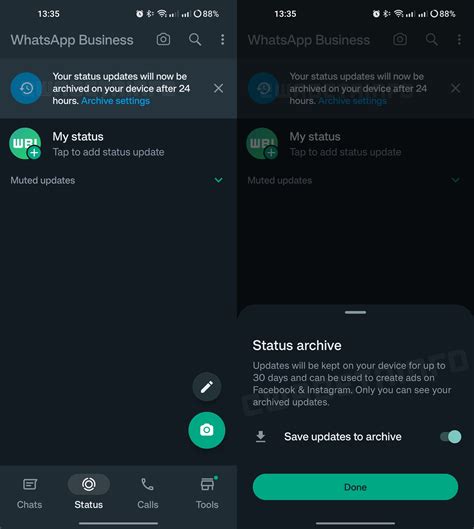 Whatsapp Is Rolling Out A Status Archive Feature For Businesses On
