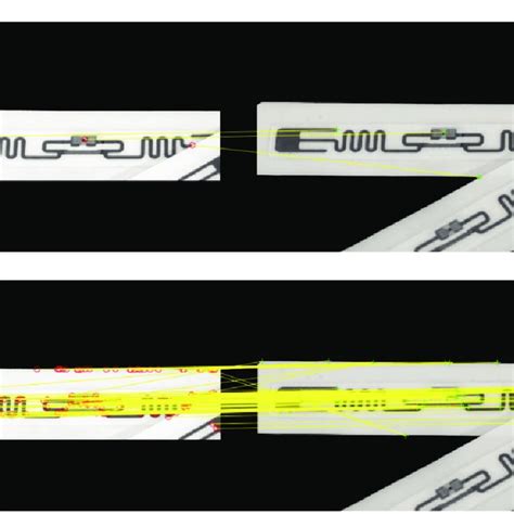 Image Matching Result Of Round Rfid Tag A Surf Matching Results And