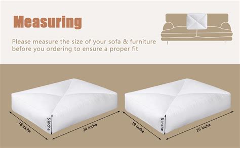 Hombys Couch Back Cushion Replacement Removable Sofa Waist Cushion With Stuffing