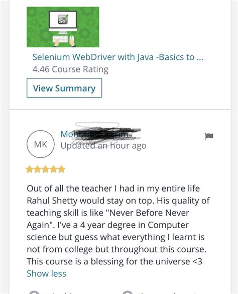 Rahul Shetty On Linkedin Selenium