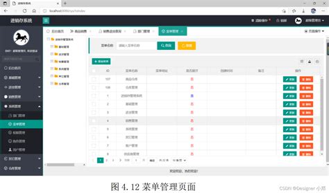 基于vue和springboot的进销存管理系统的设计和实现基于springbootvue的企业进销存管理系统的设计与实现论文设计目标