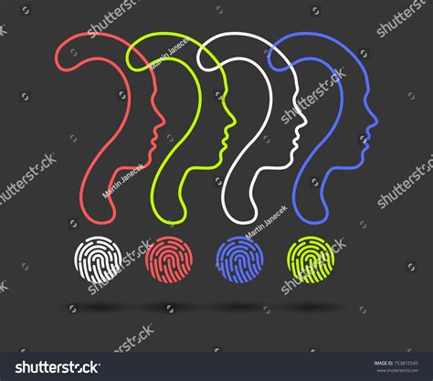 Question Mark Symbol Silhouette Girl Dot Stock Illustration 753815545 Shutterstock