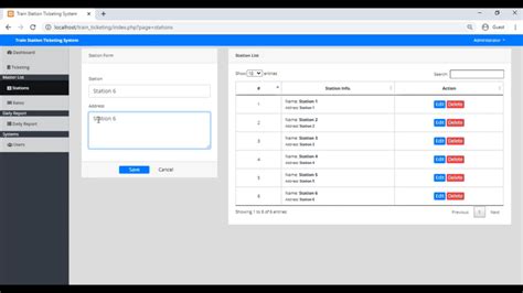 Train Station Ticketing System Project In Php With Source Code And Report Download Kashipara