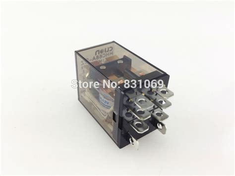 Купить 10setsлот Hhc68a 2z Dc12v катушки питания реле Dpdt 8 Пен Hh62p