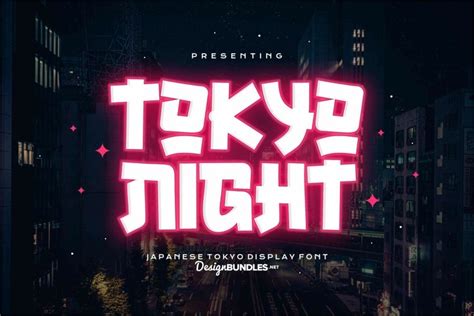 Tokyo Night Tokyo Font