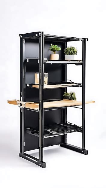 Spacesaving Vertical Rack Generative Ai Premium Ai Generated Image