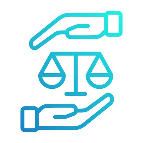 Icono De Cumplimiento De La Ley Generic Gradient Outline