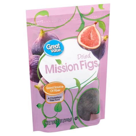 Great Value Dried Figs Mission 7 Oz