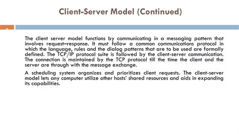 Client Server Model Pptx