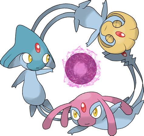 Uxie Mesprit And Azelf By Gyarados10 On Deviantart