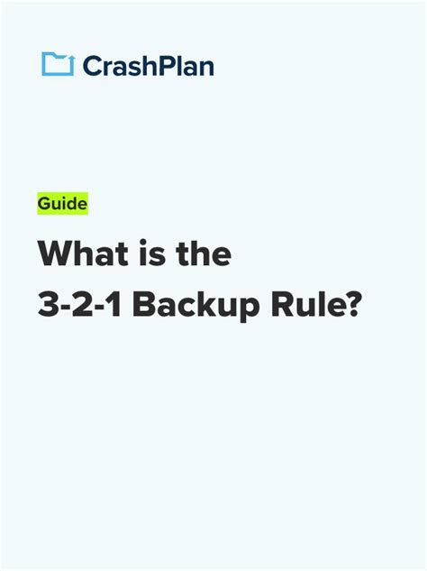 What Is The 3 2 1 Backup Rule Crashplan