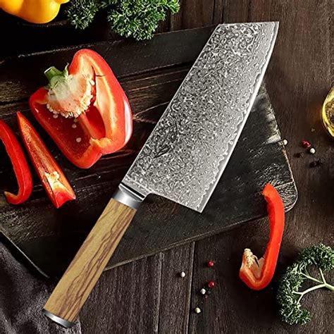Bestbuydamascus1 Cleaver Knife 85″ Chef Knife Meat Cleaver Aus 10