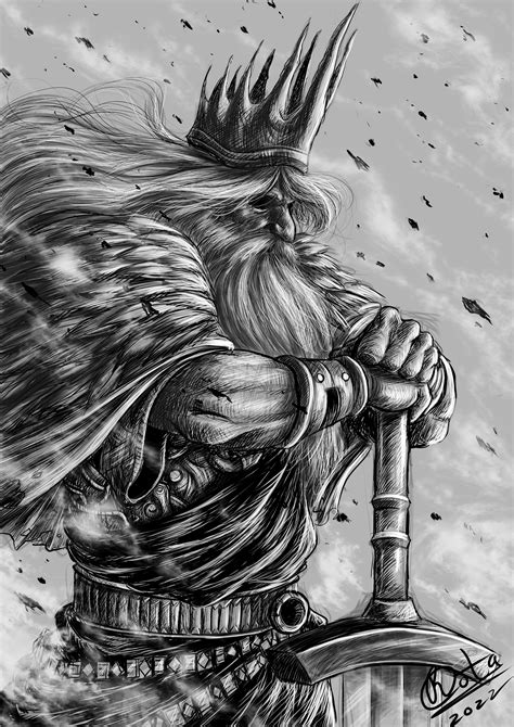 Dark Souls Gwyn Art