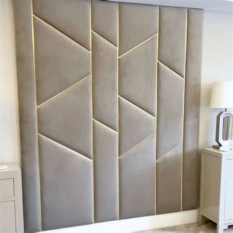 Мягкие стеновые панели для спальни | Bed back design, Wall panels, Bed back