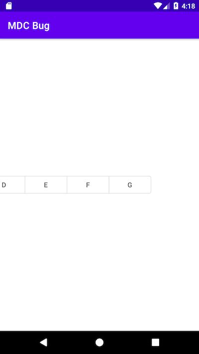 Materialbuttontogglegroup Some Buttons Are Not Reachable When Materialbuttontogglegroup Is