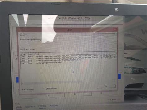 Winkfp Flash Programming Error 211 For CAS Module Progamming ZUSB No