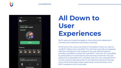all down to user experiences buff medium