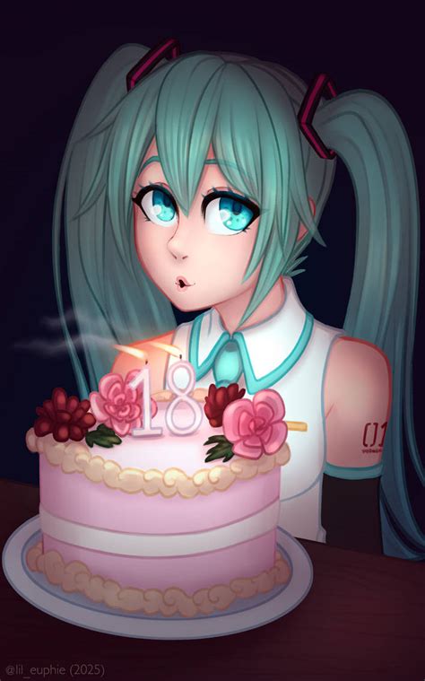 Hatsune Miku 18th Birthday By Lil Euphie On Deviantart