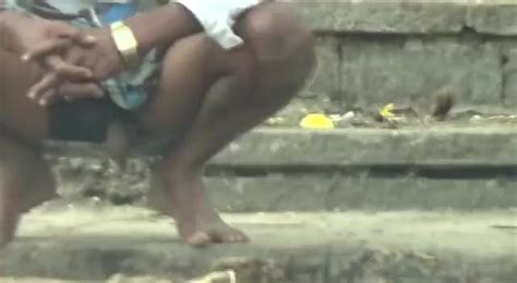Indian Men Pissing Outside 2