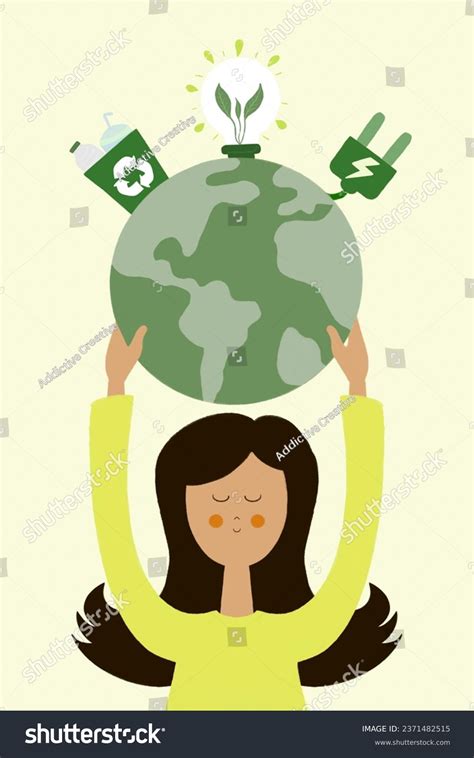 Vector Illustration Cartoon Dark Haired Female Stock Illustration 2371482515 Shutterstock