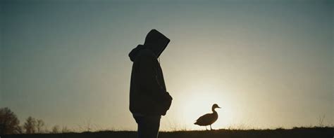 Giant Mallard Duck Towering Over Silhouette Stable Diffusion Online