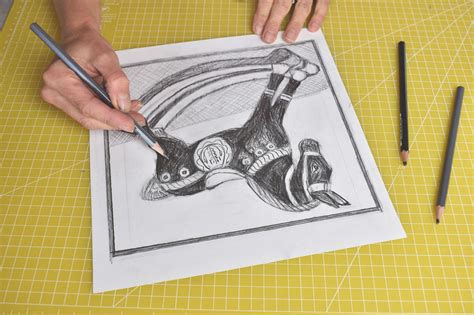 Linocut Print A Step By Step Guide To Creating Linocuts At Home House And Garden