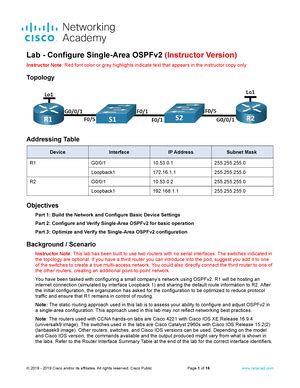 Lab Configure NAT For IPv ILM Lab Configure NAT For IPv Instructor Version