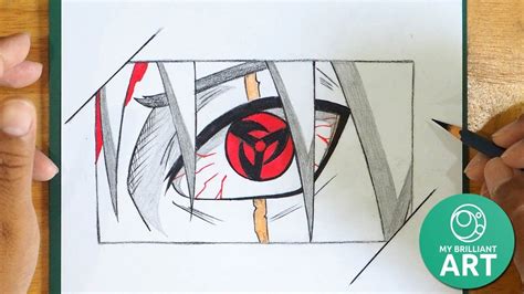 How To Draw Kakashi Eye Step By Step Anime Drawing Anime Sketch