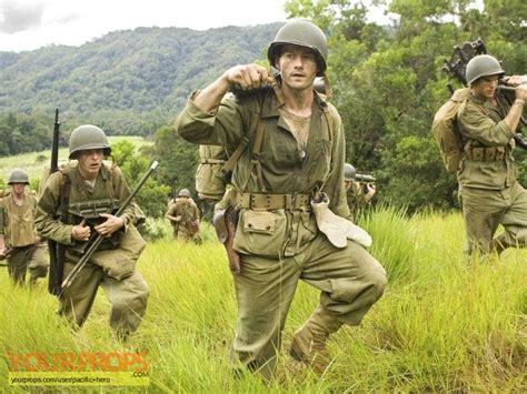 The Pacific Robert Lucky Leckies James Badge Dale Burlap Mitt