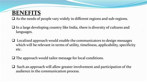 Integrated And Localized Approach In Development Communicationpptx Education