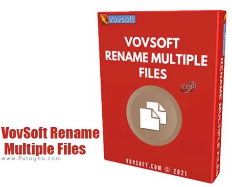 دانلود و نصب Vovsoft Rename Multiple Files 2 4 نرم افزار تغییر نام دسته ای فایل ها دانلود رایگان