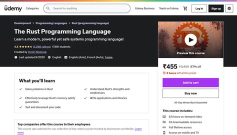 Best Rust Online Courses Programming Classes TangoLearn