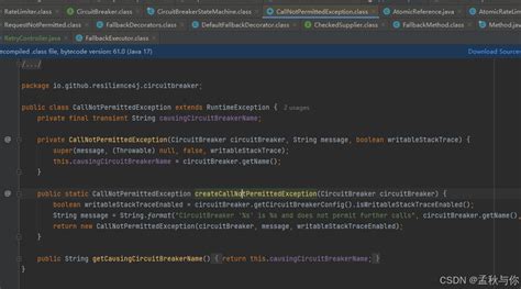 【spring】spring中的retry重试机制； Resilience4j熔断限流教程；springboot整合retry