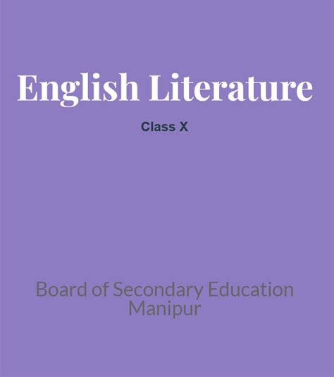 Bosem Class 10 English Literature Reader Loushinglearning