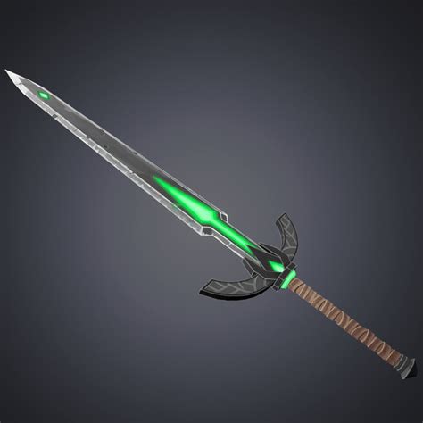 Medival Fantasy Sword Diffuse 3d Model Turbosquid 1298702