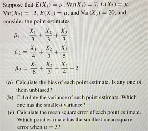Solved Suppose that E X1 μ Var X1 7 E X2 μ Chegg com